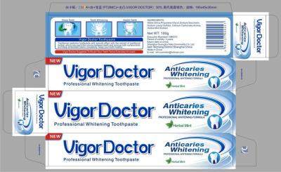 Supply Vigor doctor toothpaste-