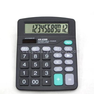 Supply KK-838B 12 digit desktop calculator big screen-