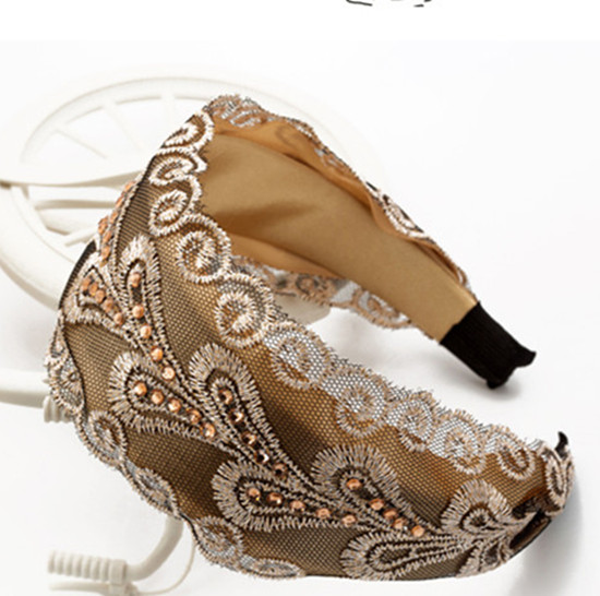 Supply Korea Soft Cloth Headdress Issuing Korean Lace Band Headband