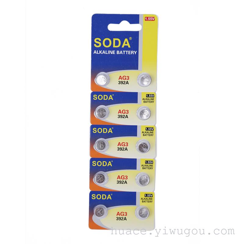 Supply SODA Suoda AG3 button battery LR41 battery wholesale-