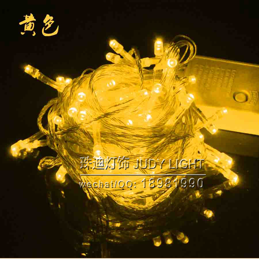 10米LED灯串带尾插可串联圣诞灯彩灯闪灯串灯灯条户外防水灯带_珠迪圣诞灯_义乌购