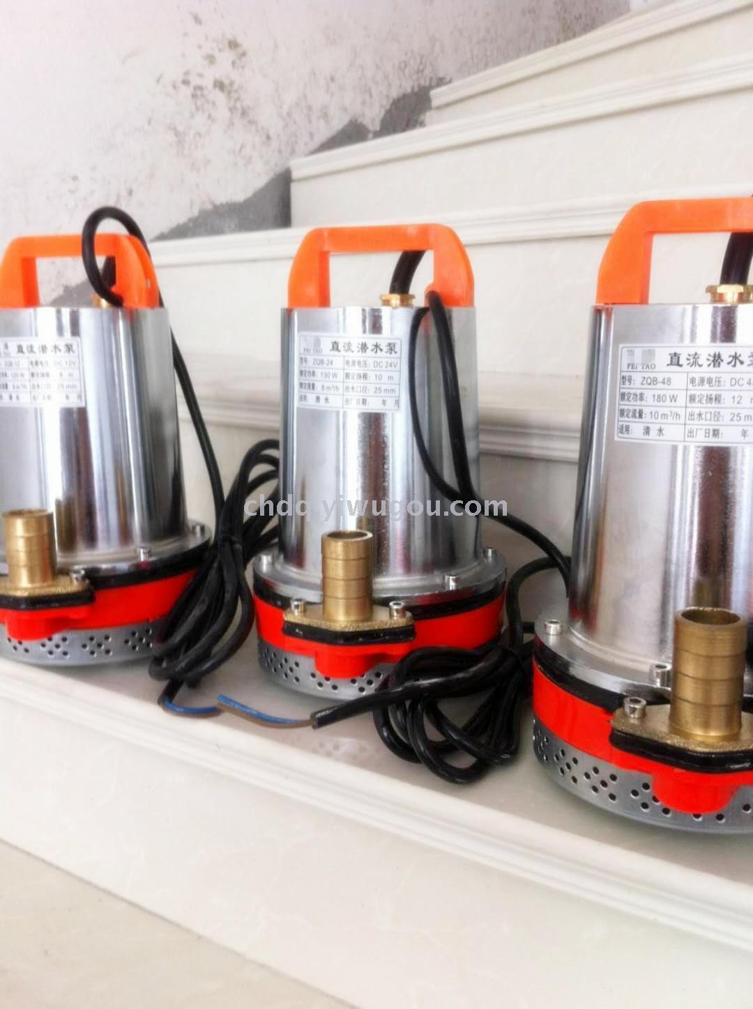 Supply 12V 48V DC solar submersible pump-