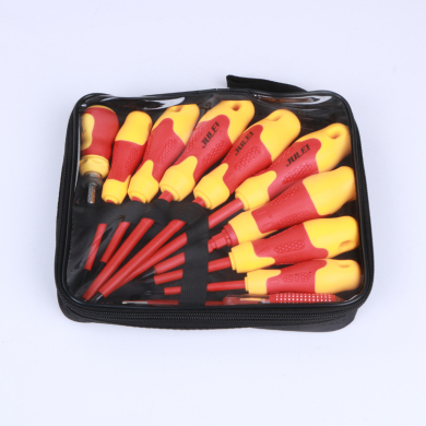 电工防电绝缘螺丝刀套装电笔改锥带磁性耐高压10件套_广东省Bthink佰新五金工具_义乌购