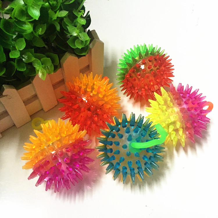 Supply 7.5 prickle ball, massage ball sound flash bounce ball with ...