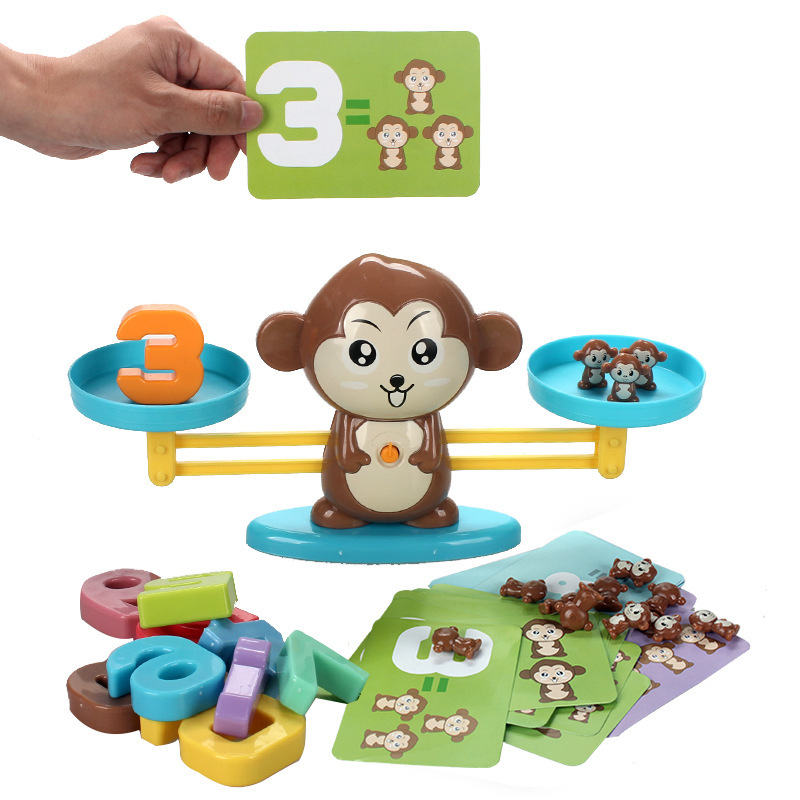 Supply Same Type as TikTok Monkey Early Education Balance Scale Monkey ...