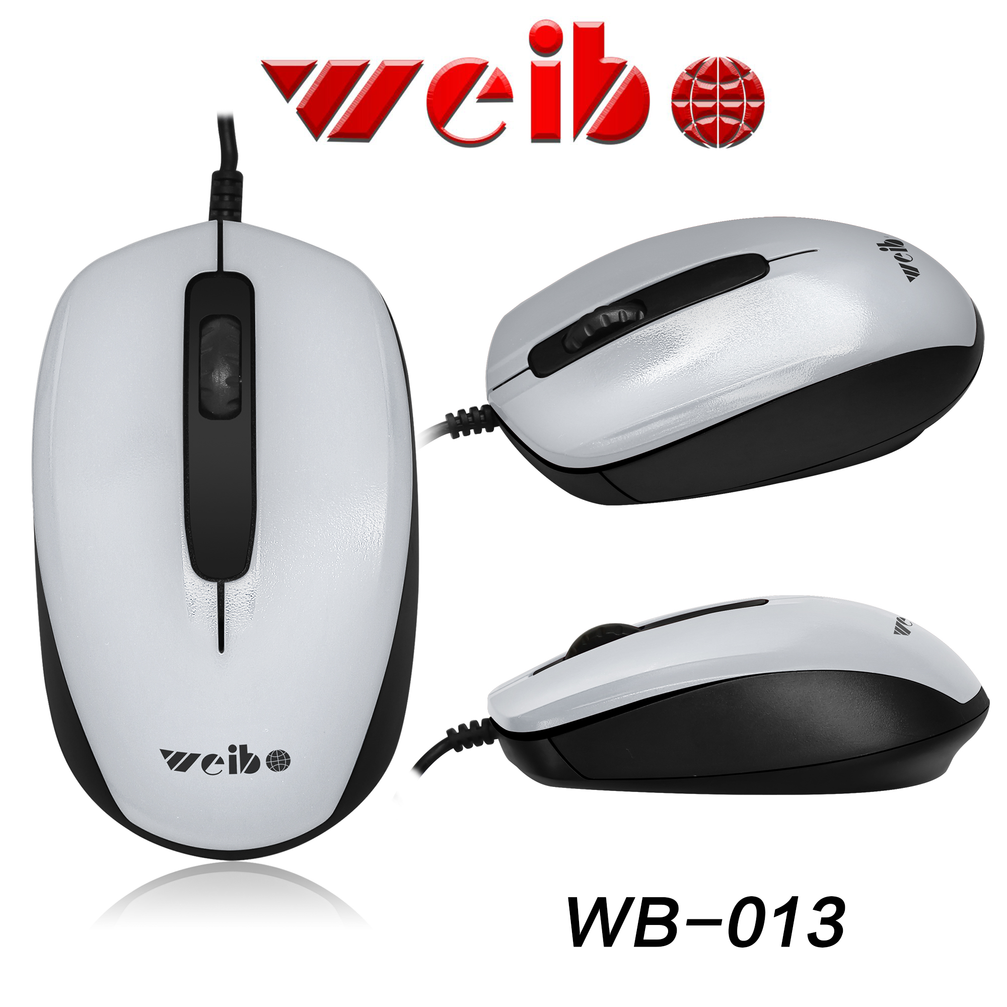 Supply Weibo weibo spot sale ordinary line optical mouse 2000dpi ...