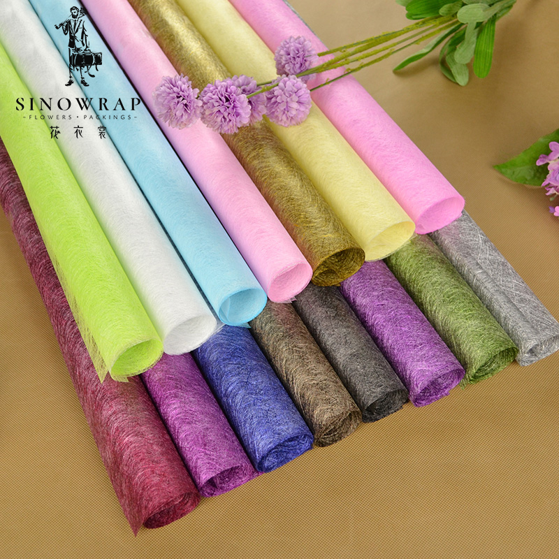 Supply New cloud silk paper flowers wrapping paper gift festive ...