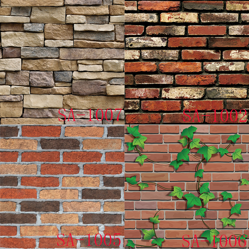 Supply Wallpaper wholesale lifelike brick paste foreign trade hot style ...