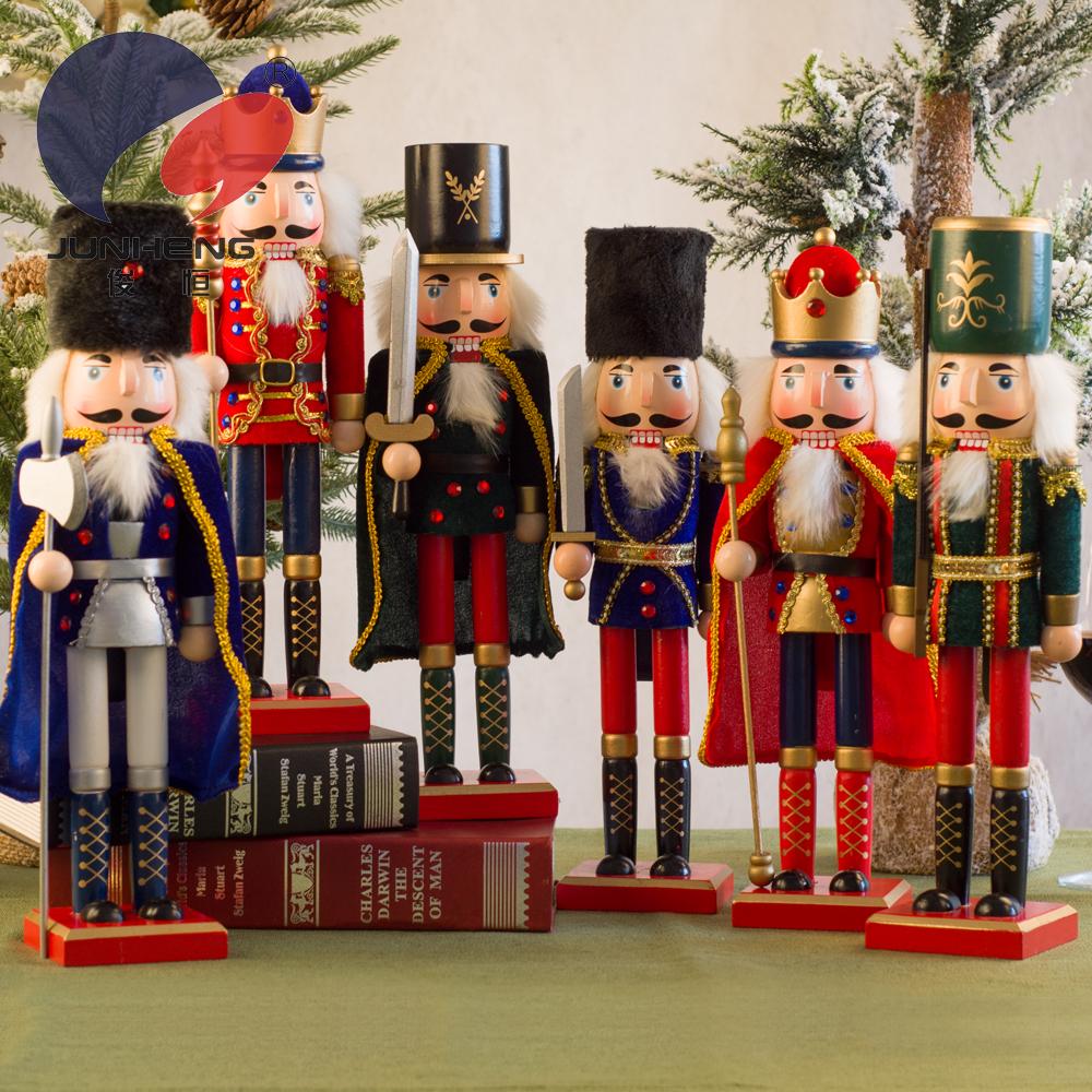 Supply Junheng craft walnut soldiers hand-painted wooden nutcracker ...