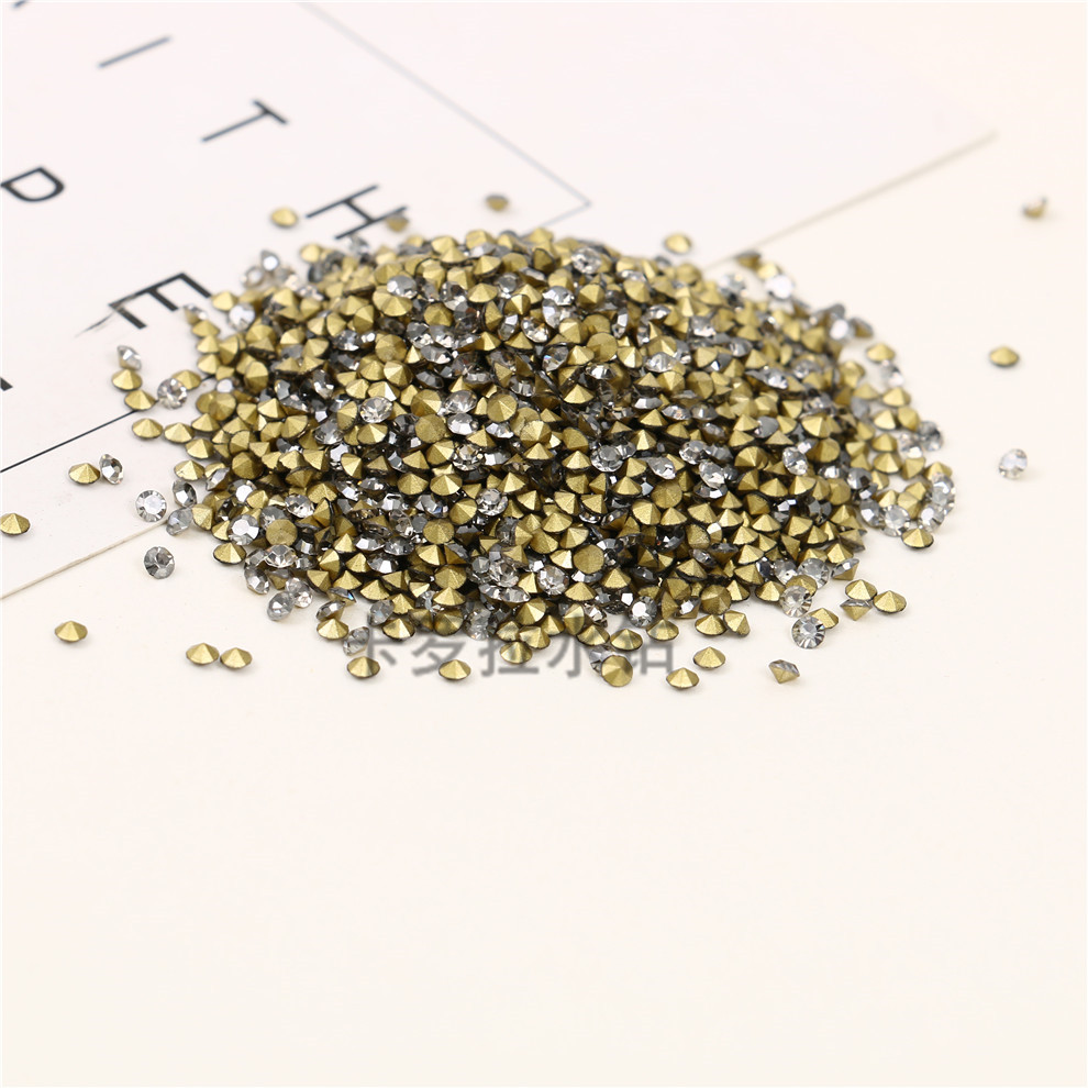 卡罗拉水钻系列天鹅绒尖底透明玻璃钻仿捷克钻diy饰品装饰材料_卡罗拉水钻_义乌购