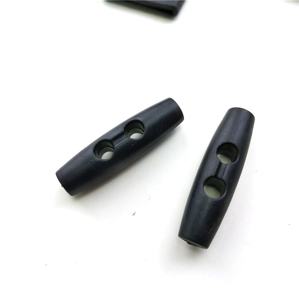 Supply Plastic double hole rope buckle olive buckle clothing button ...