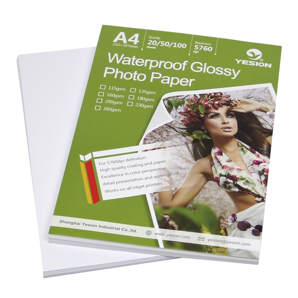 180G Photo Paper Photo Printing Paper A4 Highlight Photo Paper 20 ...